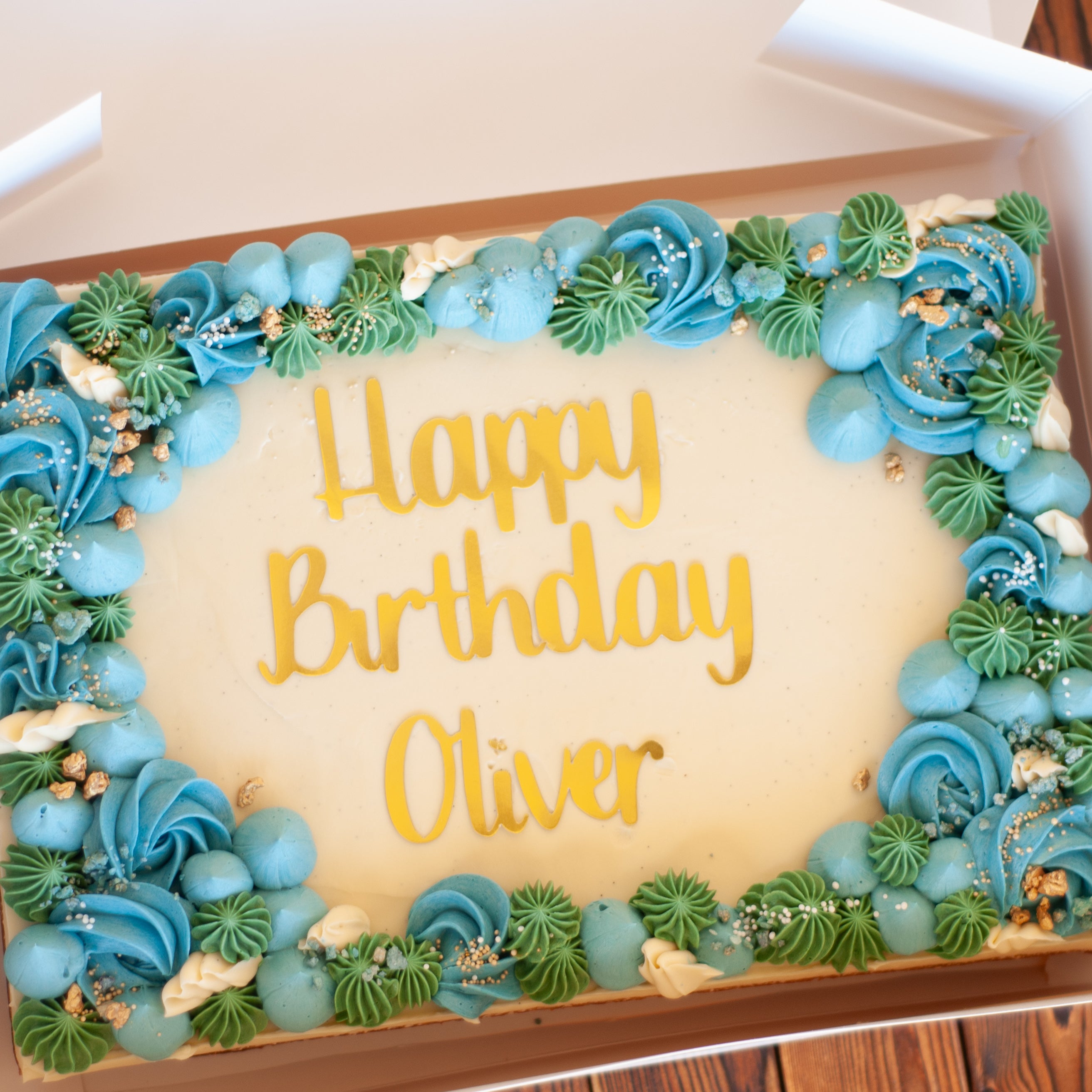 “You-Choose-the-Colours” Sheet Cake – Caldera.CAKING